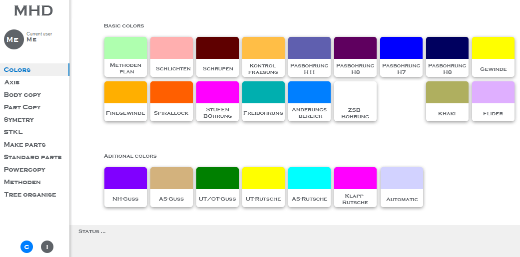 Catia Macro App Color Palette Catia Vb Macros 
